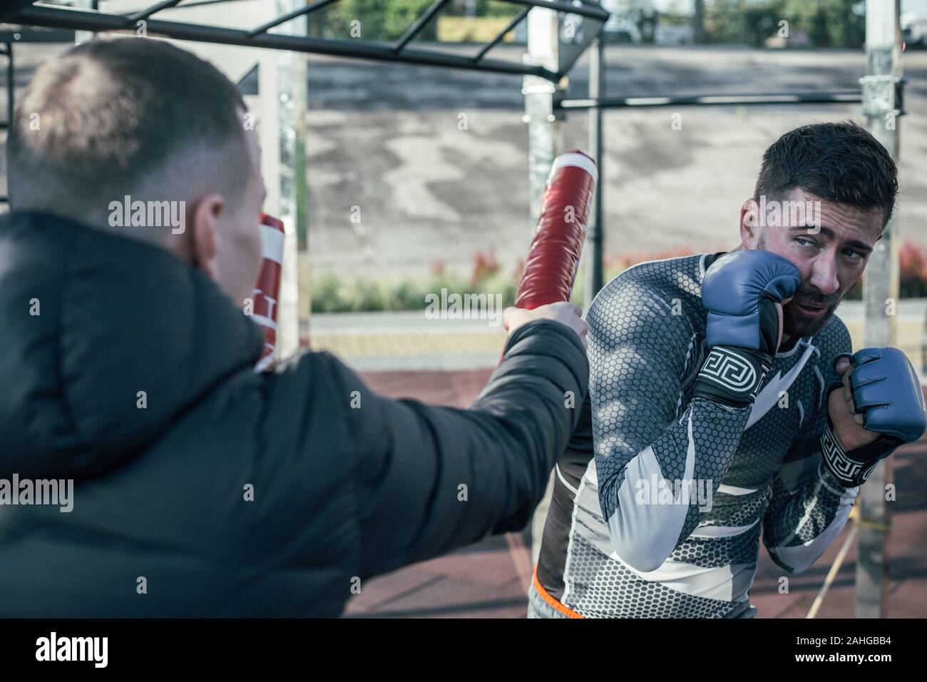 Sticks fight hi-res stock photography and images - Alamy
