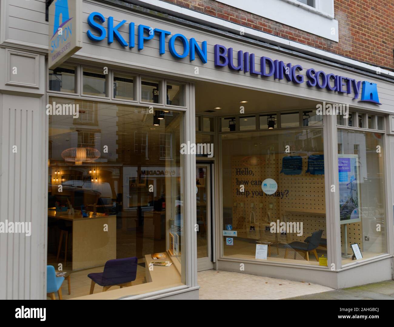 Guildford, United Kingdom - November 06 2019: The branch of Skipton ...