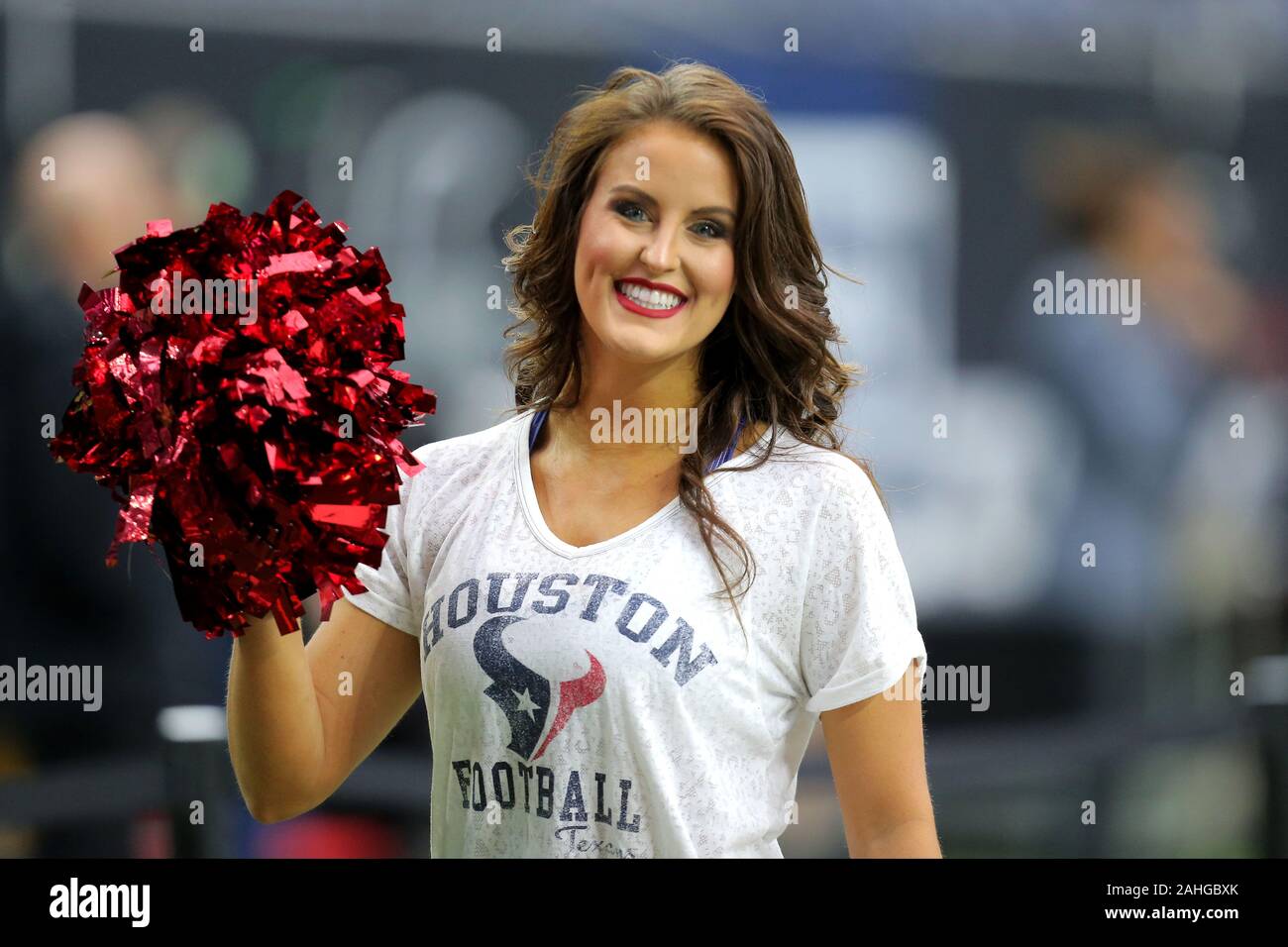 Houston, Texas, USA. 29th Dec, 2019. A Houston Texans cheerleader poses ...