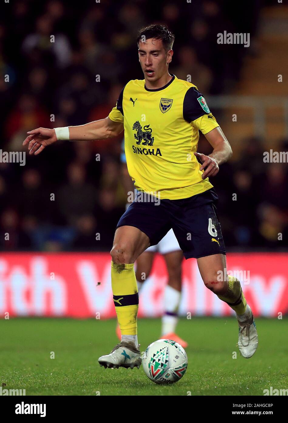 Oxford United's Alex Rodriguez during the Carabao Cup quarter final ...