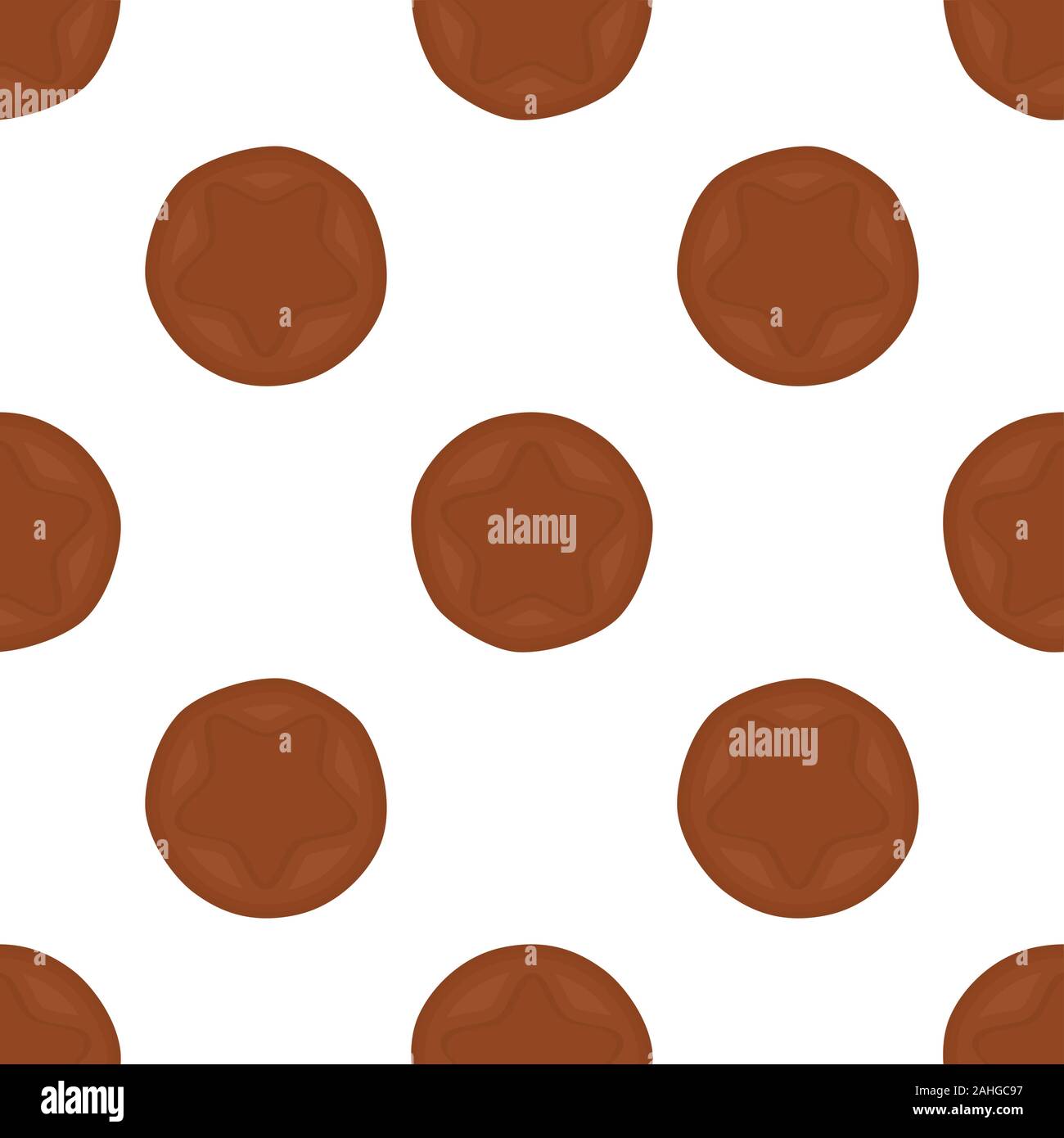 Illustration on theme big set identical biscuit, kit colorful pastry ...