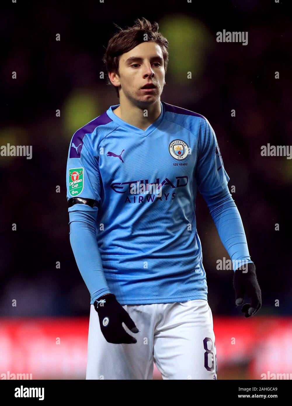 Manchester City's Adrian Bernabe during the Carabao Cup quarter final ...