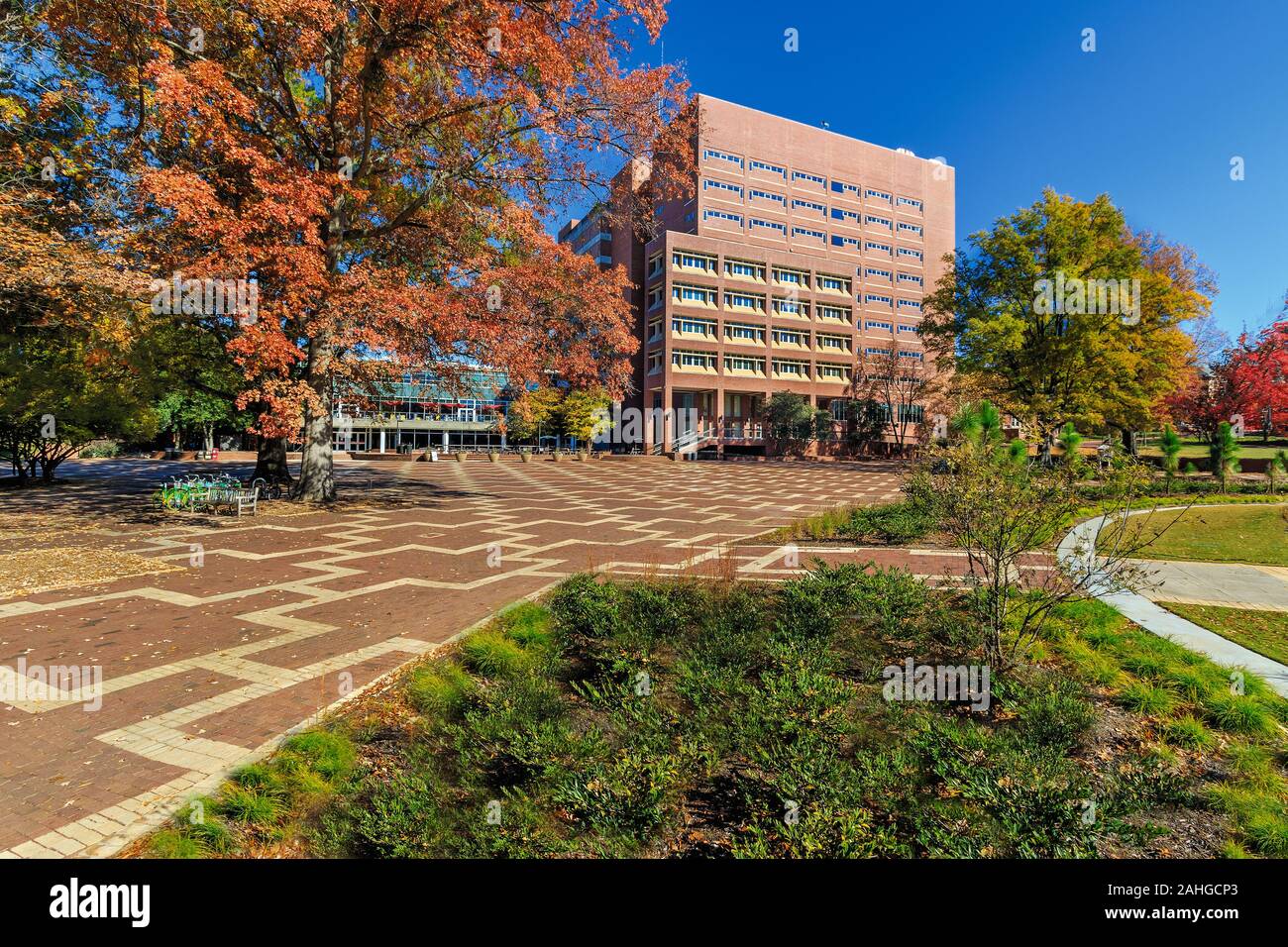 RALEIGH, NC, USA - NOVEMBER 24: University Plaza, also known as "The ...