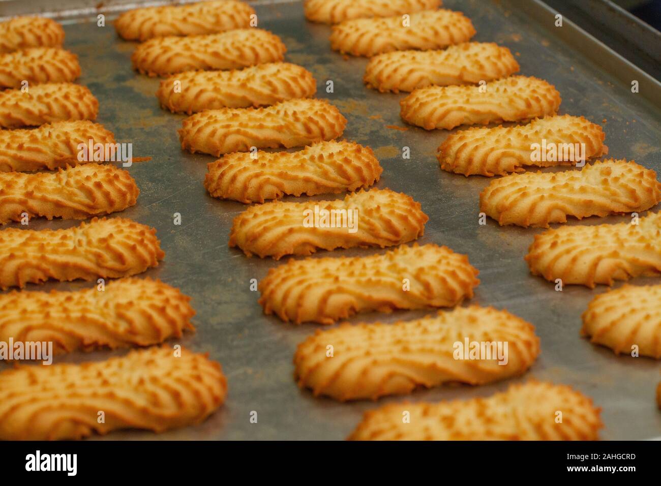 Baking bread cookies and confectionery in the bakery Stock Photo - Alamy