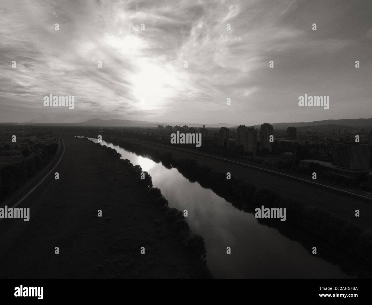 Sava river from above hi-res stock photography and images - Alamy