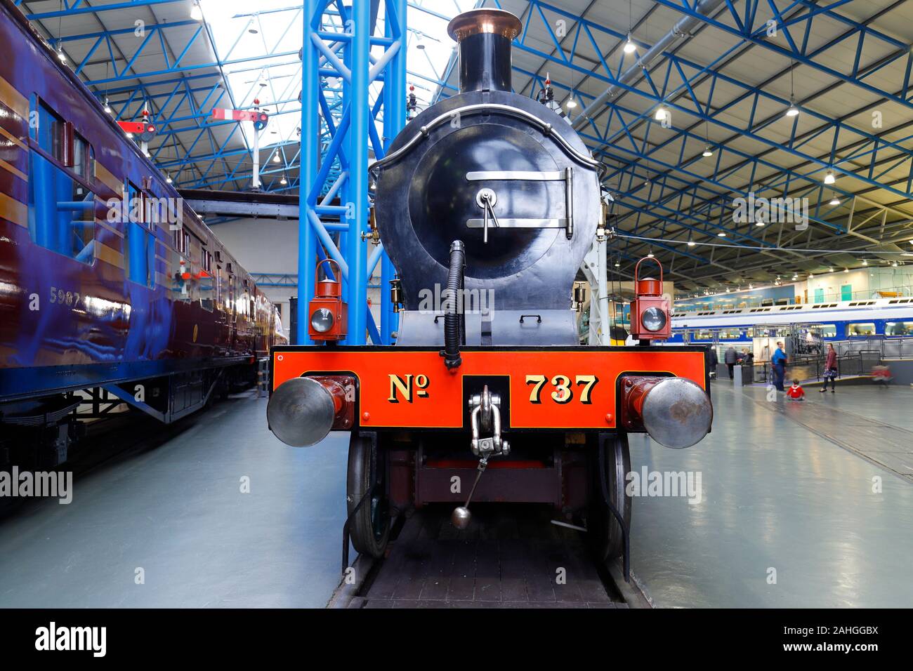 Green steam train hi-res stock photography and images - Alamy