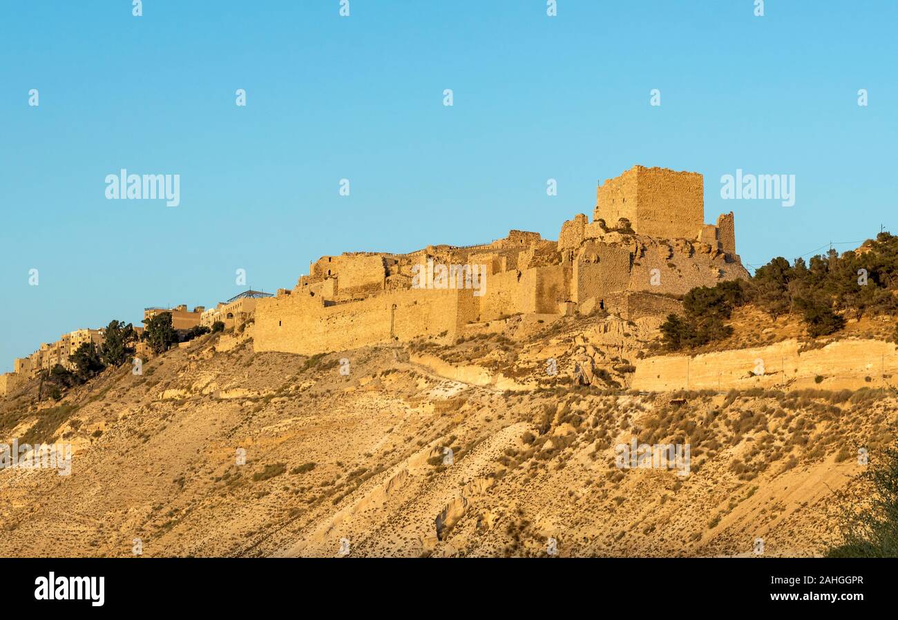 Kerak Castle, Al-Karak, Jordan Stock Photo - Alamy