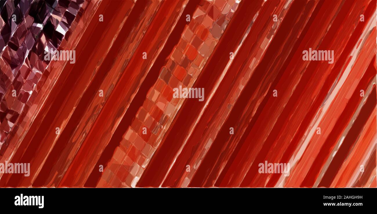 abstract futuristic modern tech stripes background with firebrick ...