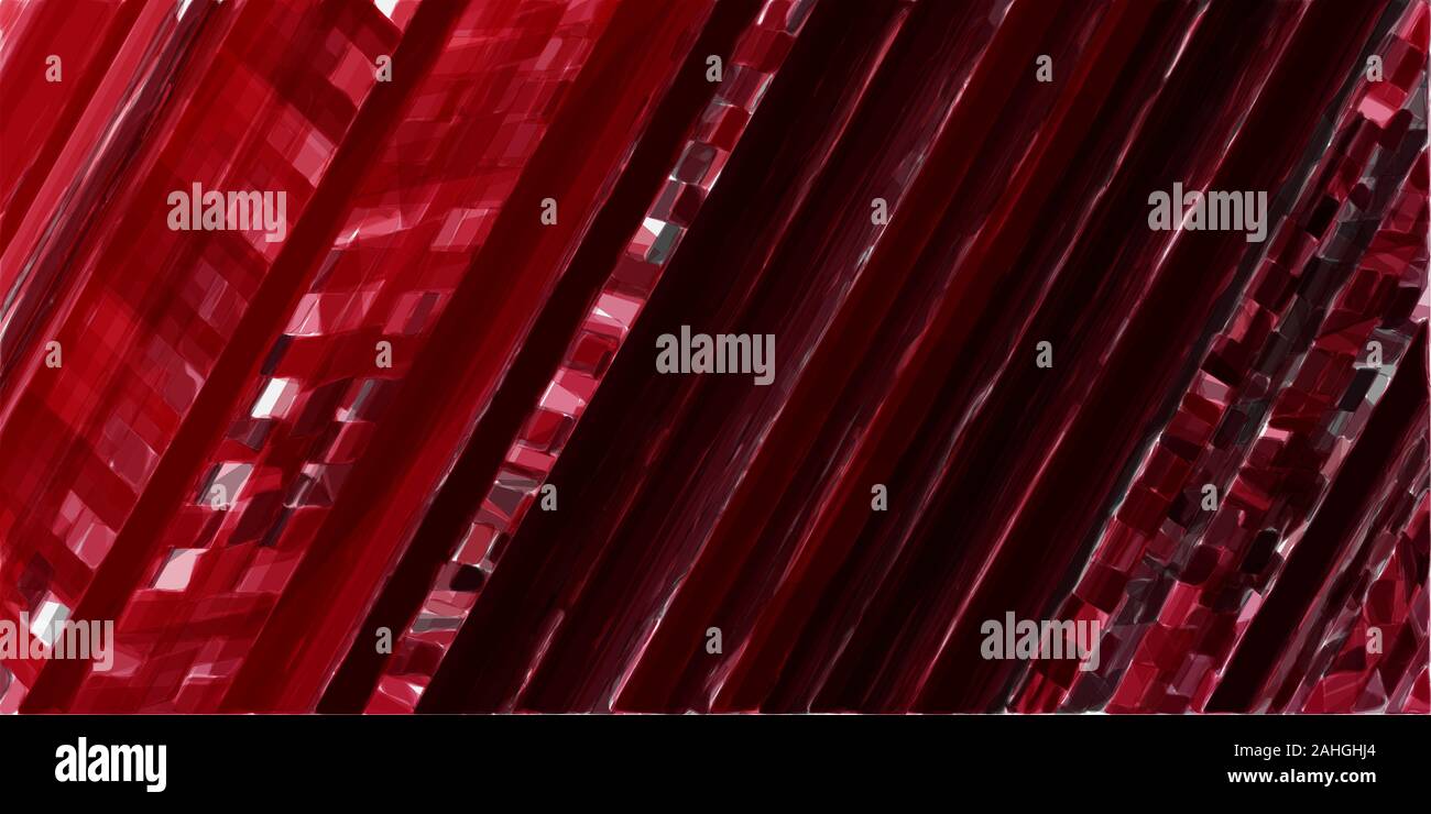 shiny futuristic modern stripes background with very dark red, moderate ...