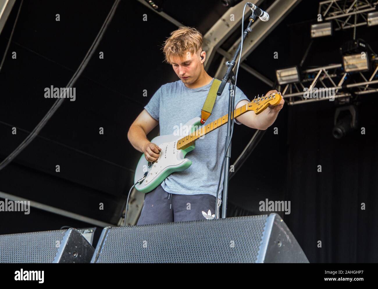 Sam fender live at open air festival hi-res stock photography and ...