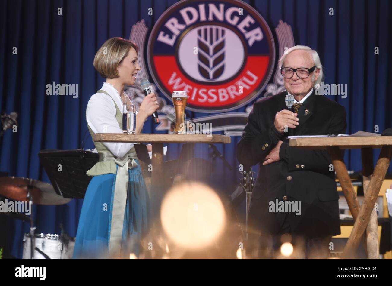 Erding, Germany. 29th Dec, 2019. Werner Brombach, owner of Erdinger ...
