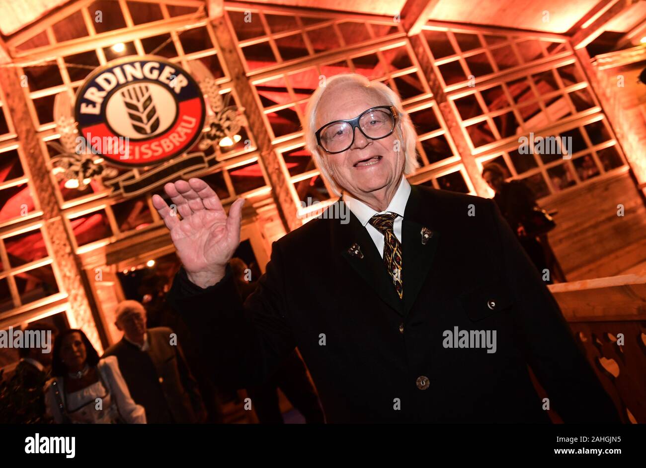 Erding, Germany. 29th Dec, 2019. Werner Brombach, owner of Erdinger ...