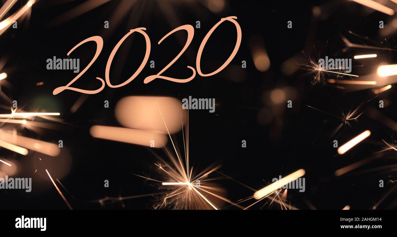 Happy new year 2020 wishes hi-res stock photography and images - Alamy