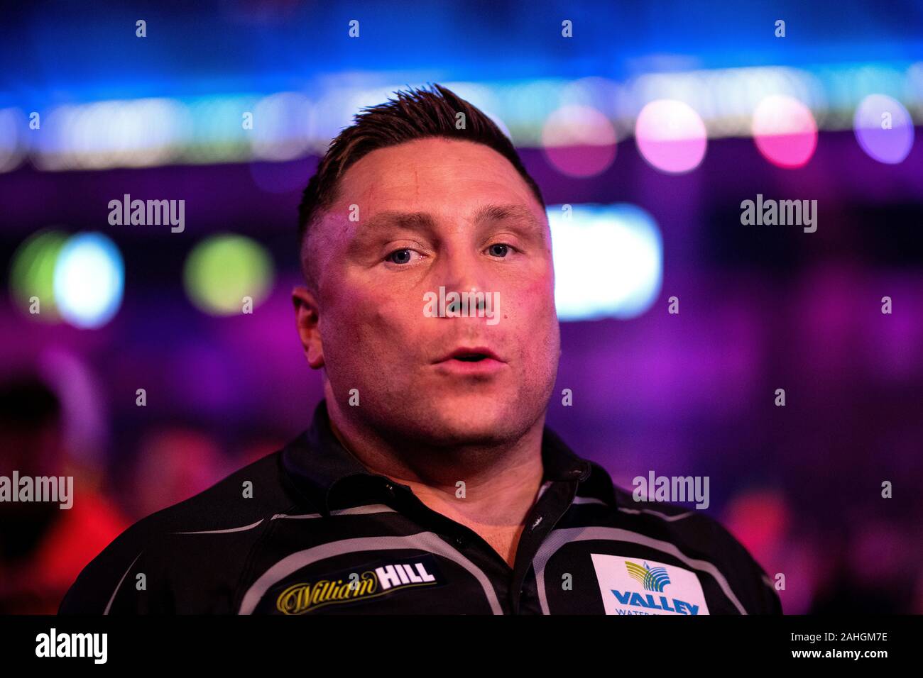 Gerwyn Price after winning during day fourteen of the William Hill ...