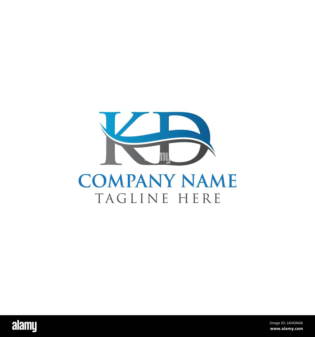 Initial KD letter Logo Design vector Template. Abstract Letter KD logo ...
