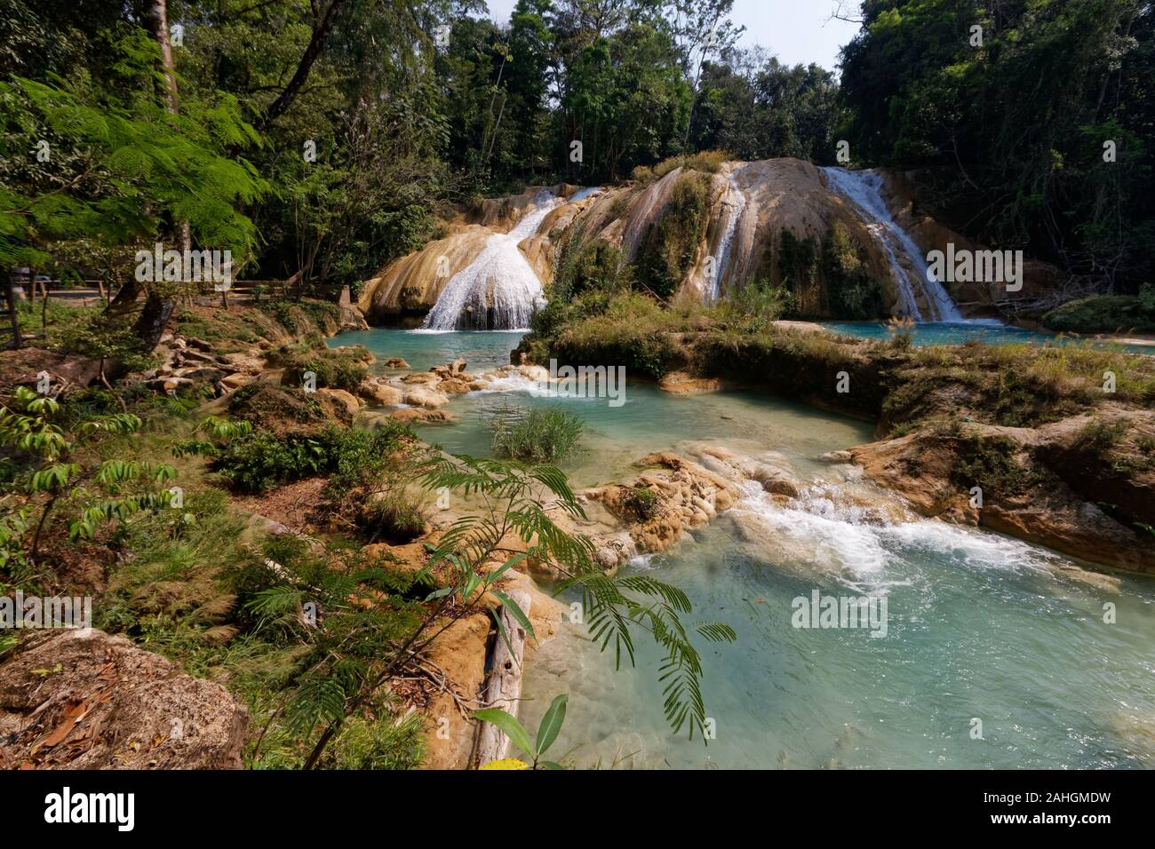 Cascades of Agua Azul, Chiapas, Mexico Stock Photo - Alamy