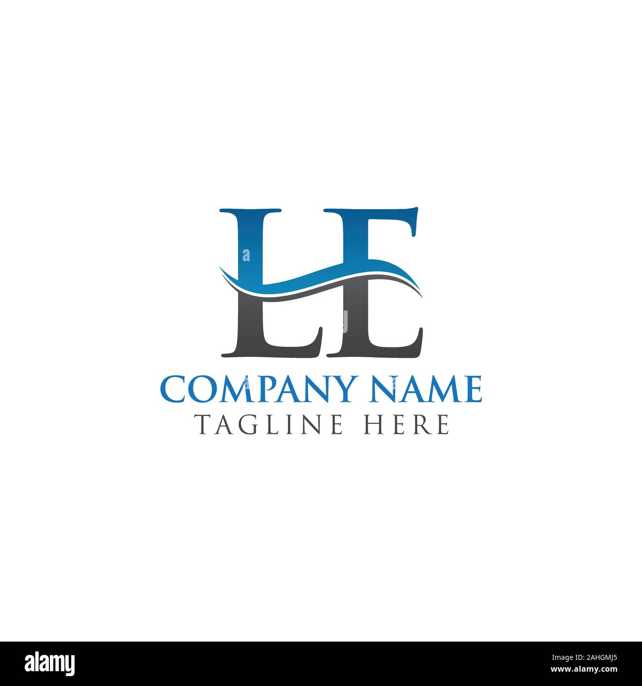 Initial LE letter Logo Design vector Template. Abstract Letter LE logo ... Initial LE letter Logo Design vector Template. Abstract Letter LE logo ...