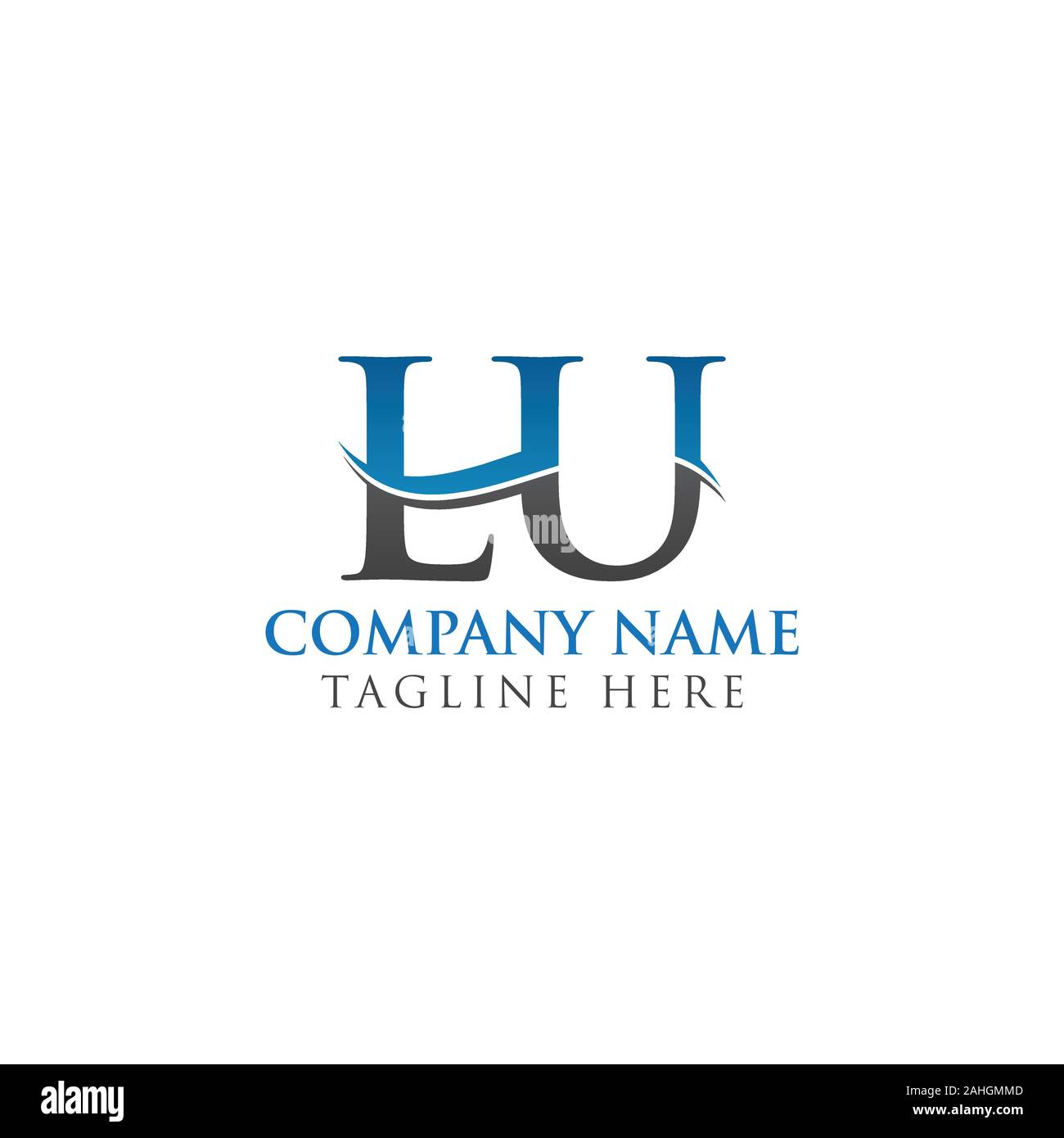 Initial LU letter Logo Design vector Template. Abstract Letter LU logo ... Initial LU letter Logo Design vector Template. Abstract Letter LU logo ...