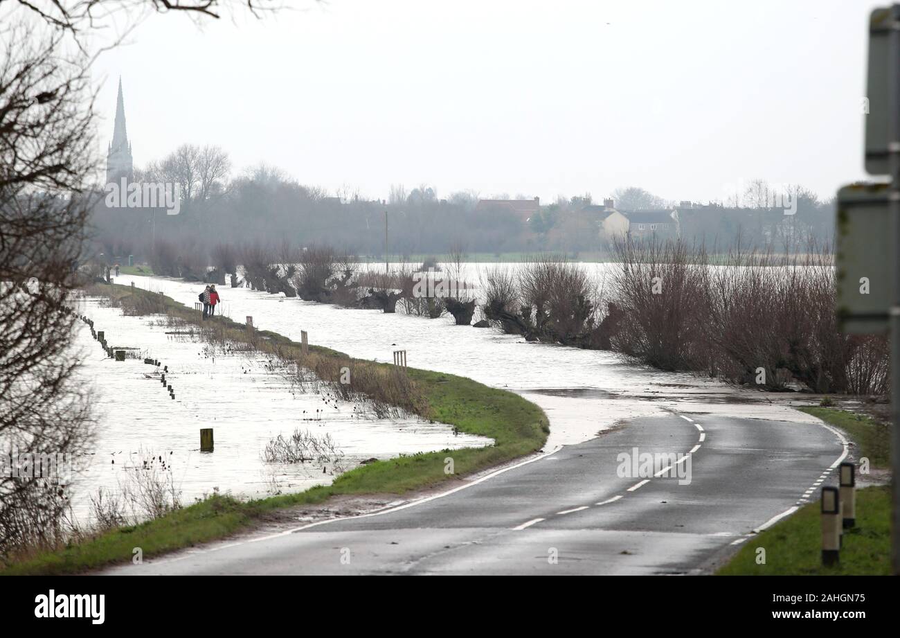 The road between Thorney and Whittlesey remains closed after the River ...