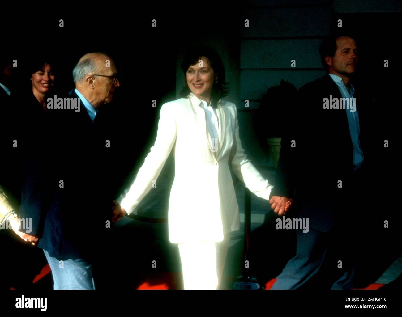 Burbank, California, USA 30th May 1995 Actress Meryl Streep and husband ...