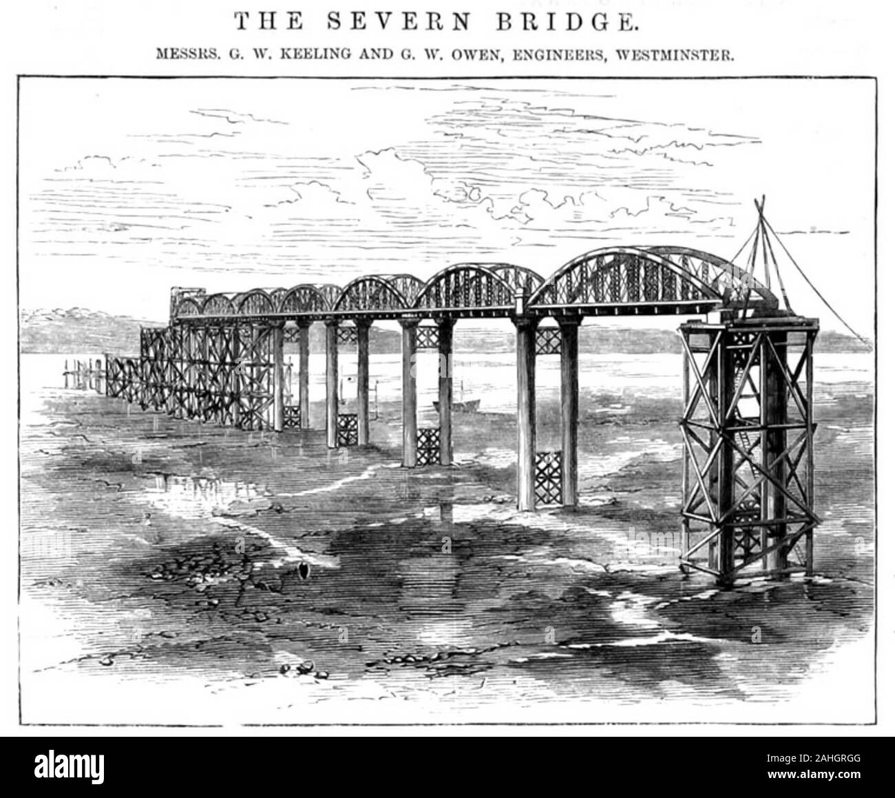 Old Severn Railway Bridge High Resolution Stock Photography and Images ...
