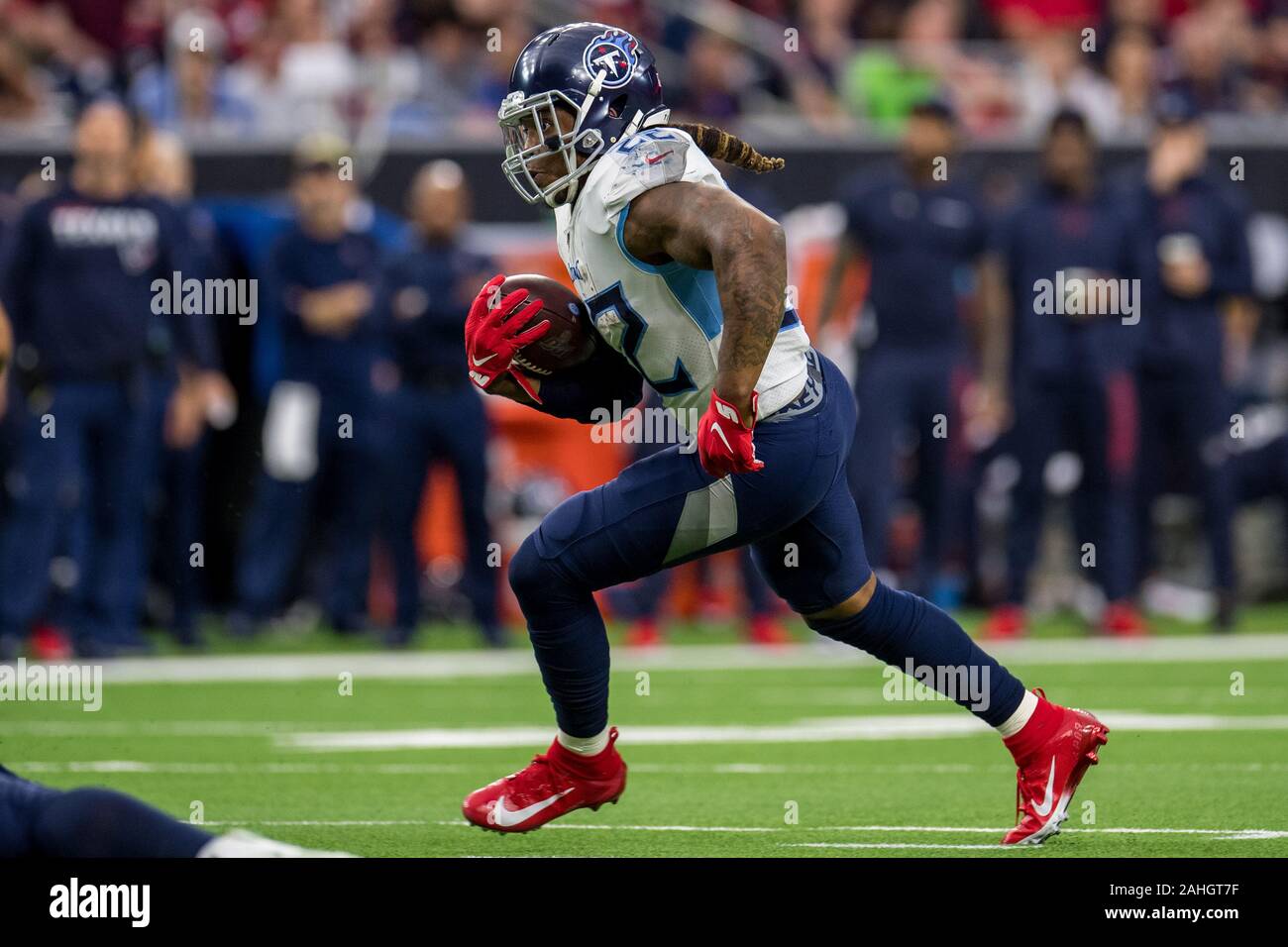 Houston, TX, USA. 29th Dec, 2019. Tennessee Titans running back Derrick ...