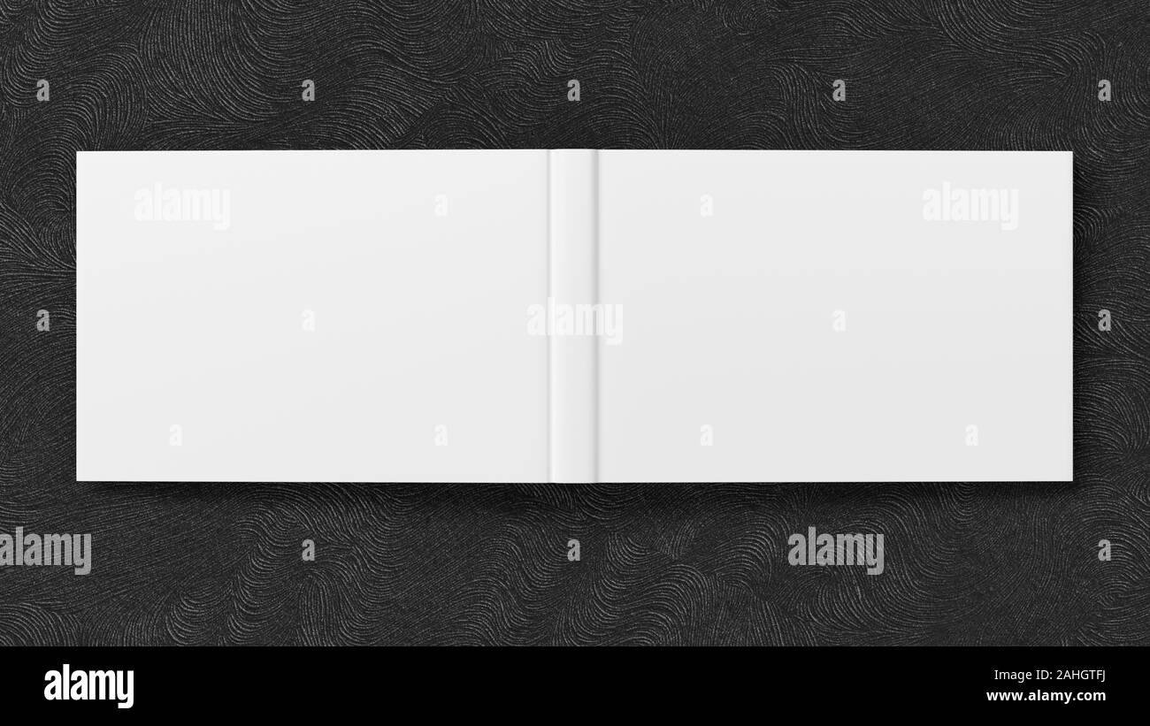 Horizontal white book cover Black and White Stock Photos & Images - Alamy
