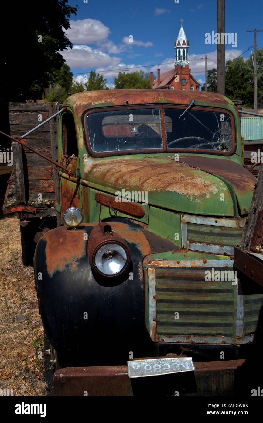 Old Trucks in Sprague Washington Stock Photo - Alamy