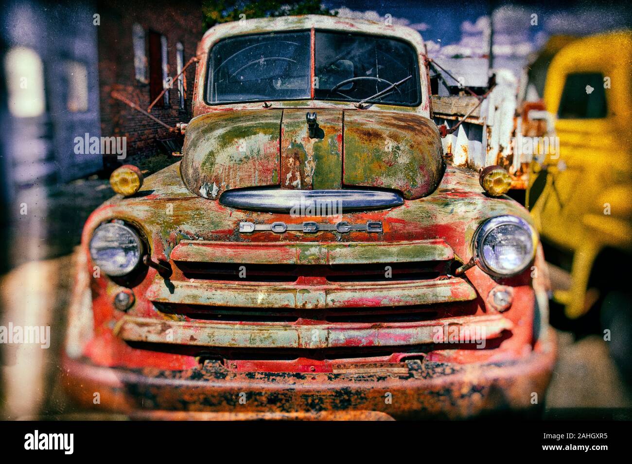 Old Trucks in Sprague Washington Stock Photo - Alamy