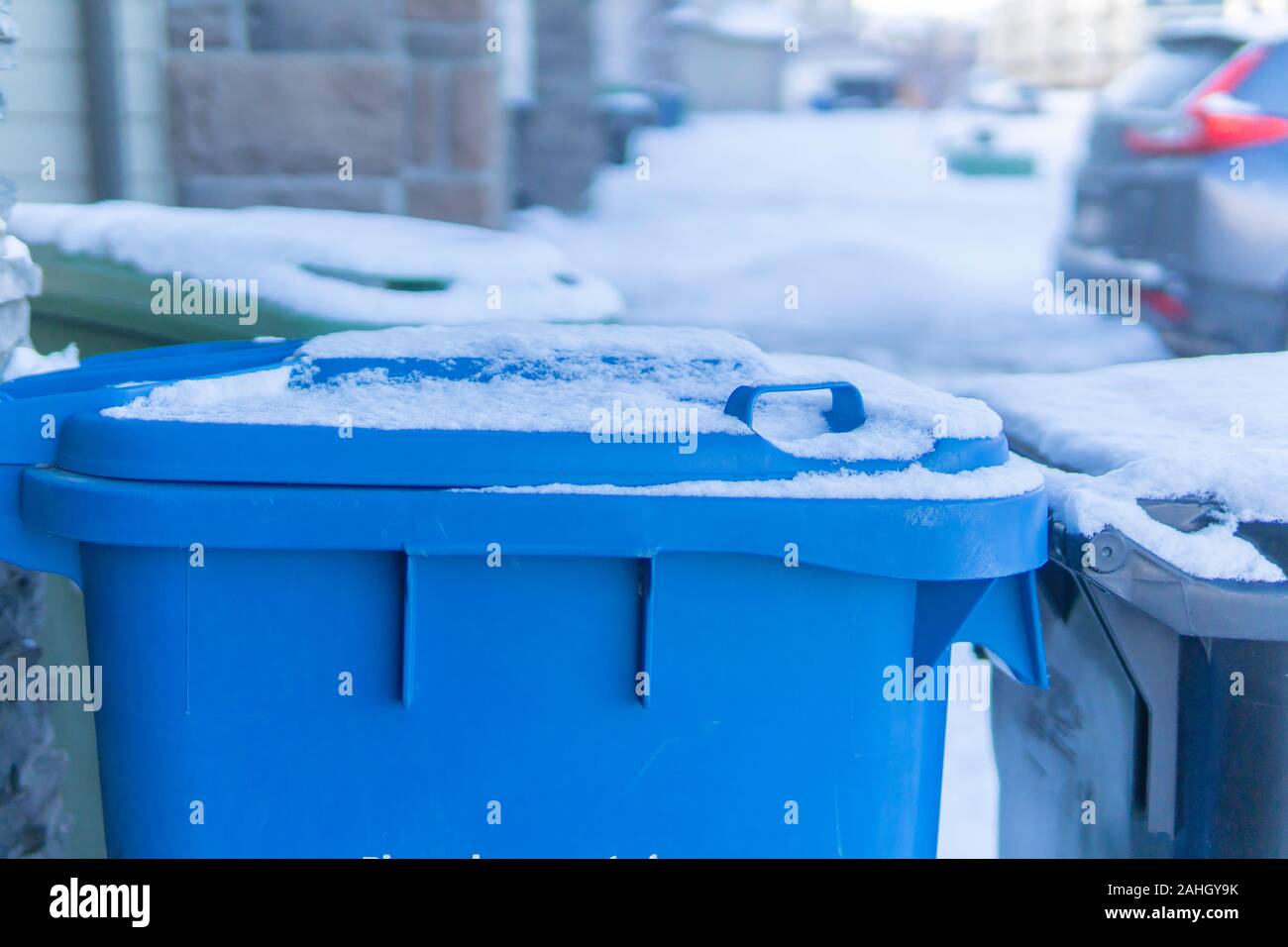 Garbage Bins In The High Resolution Stock Photography and Images - Alamy