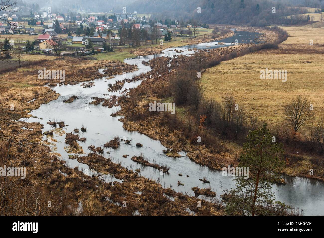 Beautiful panorama hills river hi-res stock photography and images - Alamy