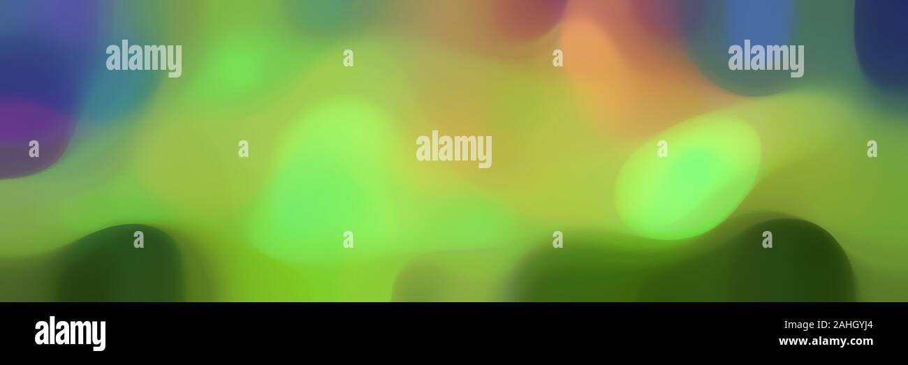 unfocused horizontal background bokeh graphic with yellow green ...