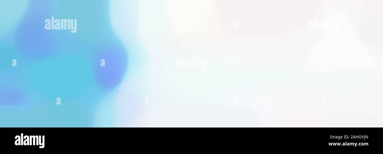 blurred horizontal background graphic with sky blue, white smoke and ...
