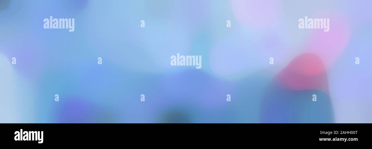 blurred horizontal background graphic with sky blue, corn flower blue ...