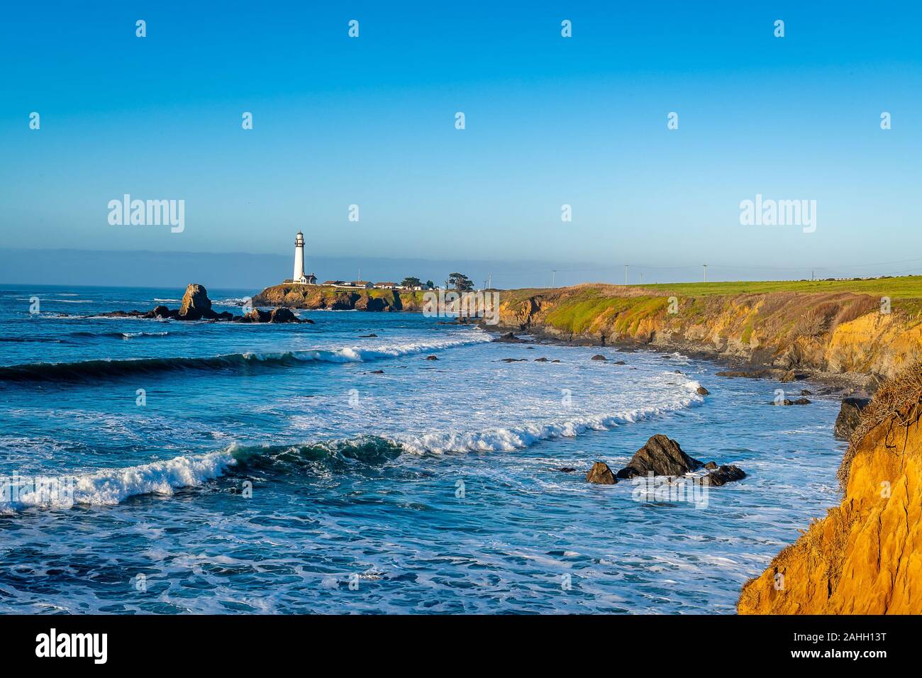 Pigeon Point Lighthouse Stock Photo - Alamy