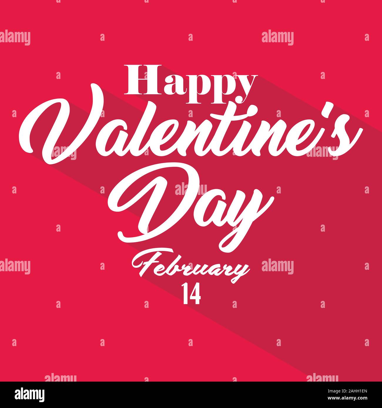 Happy Valentine Day Typography With Hearts Vector, Fancy, Valentines ...