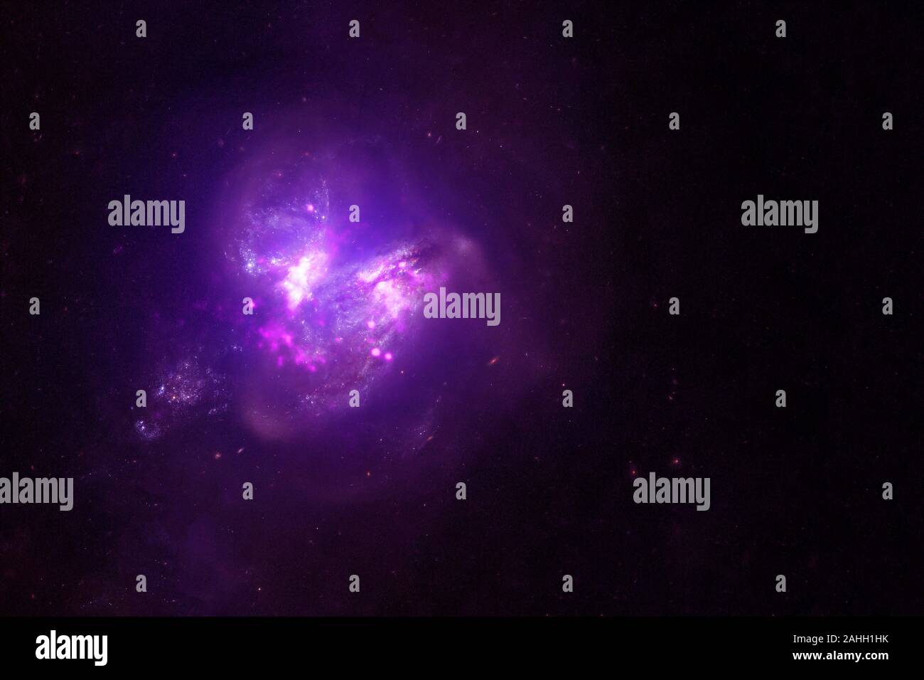 Beautiful, cosmic nebula. purple color. Background texture. Elements of ...