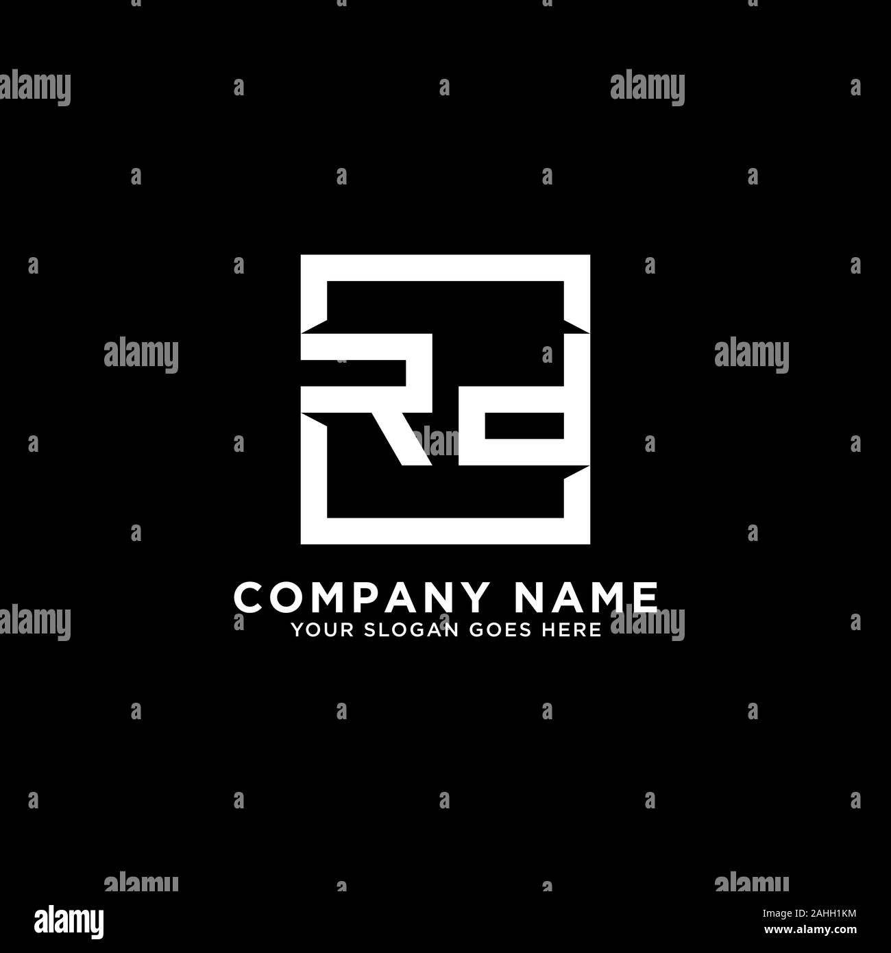 RD Square logo designs, modern logo template Stock Vector Image & Art ...