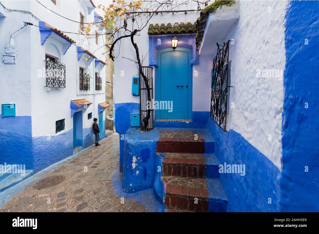 Traditional and typical moroccan architectural details in Africa Narrow ...