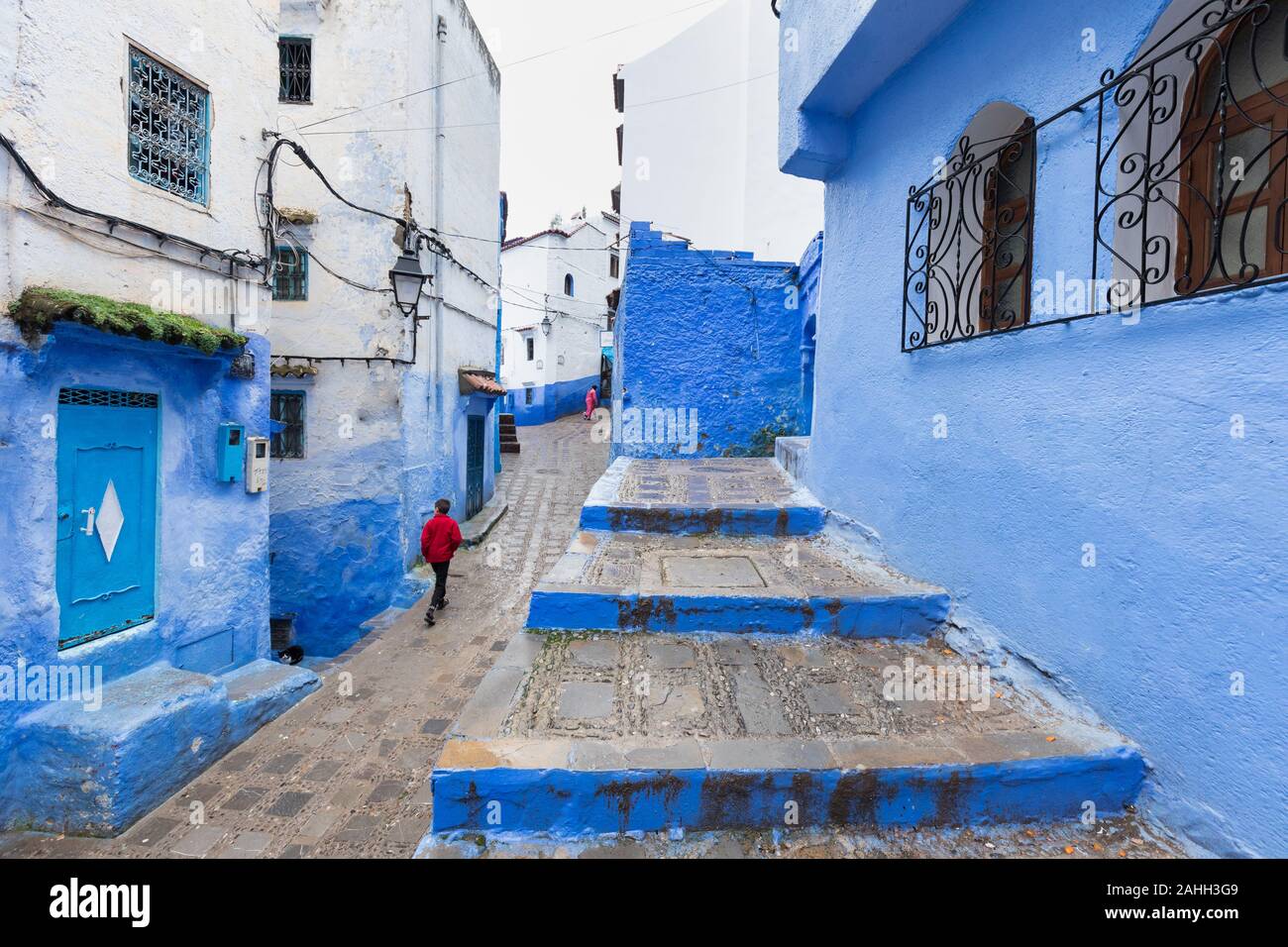 Traditional and typical moroccan architectural details in Africa Narrow ...