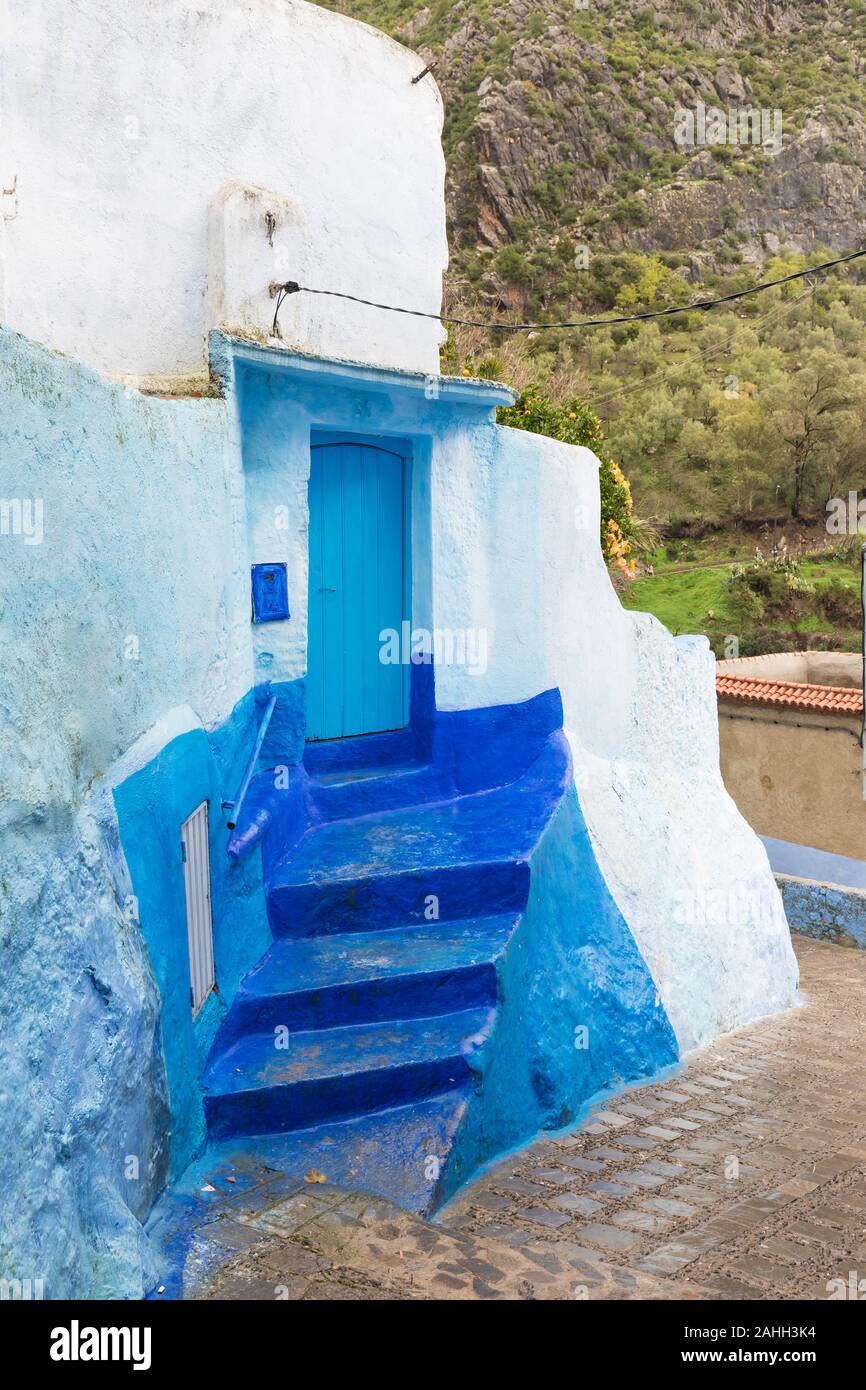 Traditional and typical moroccan architectural details in Africa Narrow ...