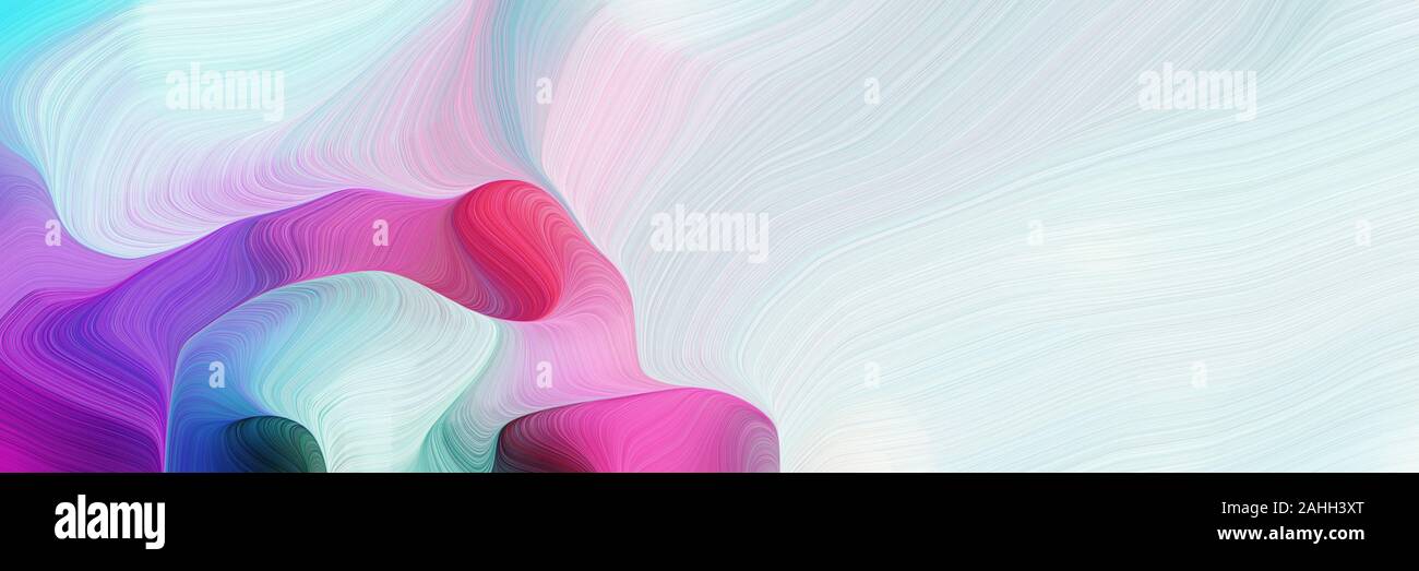horizontal colorful abstract wave background with lavender, moderate ...