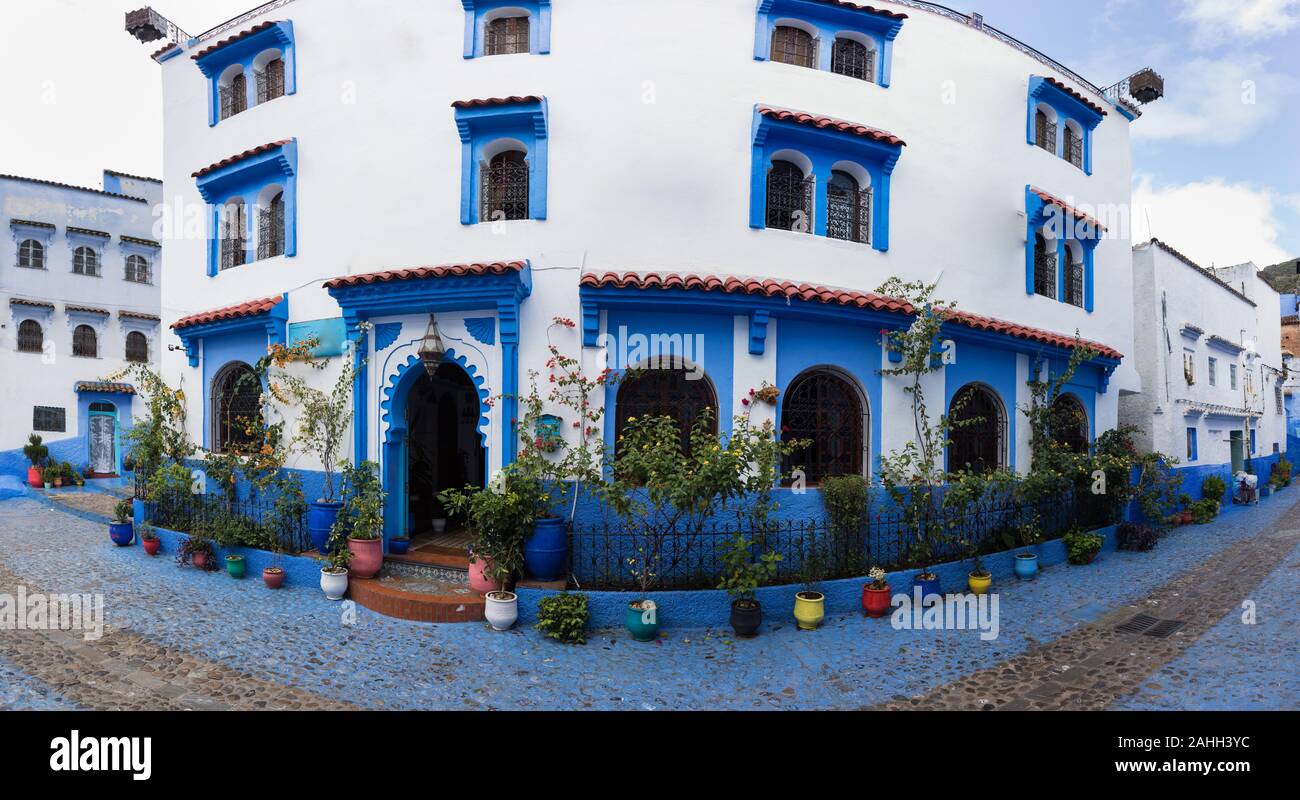 Traditional and typical moroccan architectural details in Africa Narrow ...