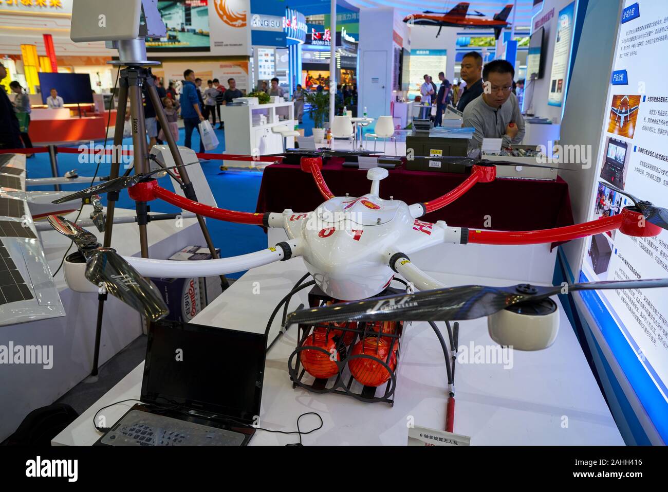 SHENZHEN, CHINA - CIRCA NOVEMBER, 2019: unmanned aerial vehicle on ...