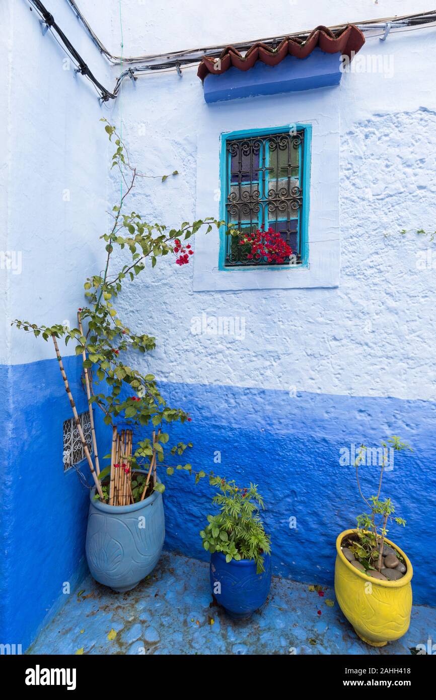 Traditional and typical moroccan architectural details in Africa Narrow ...