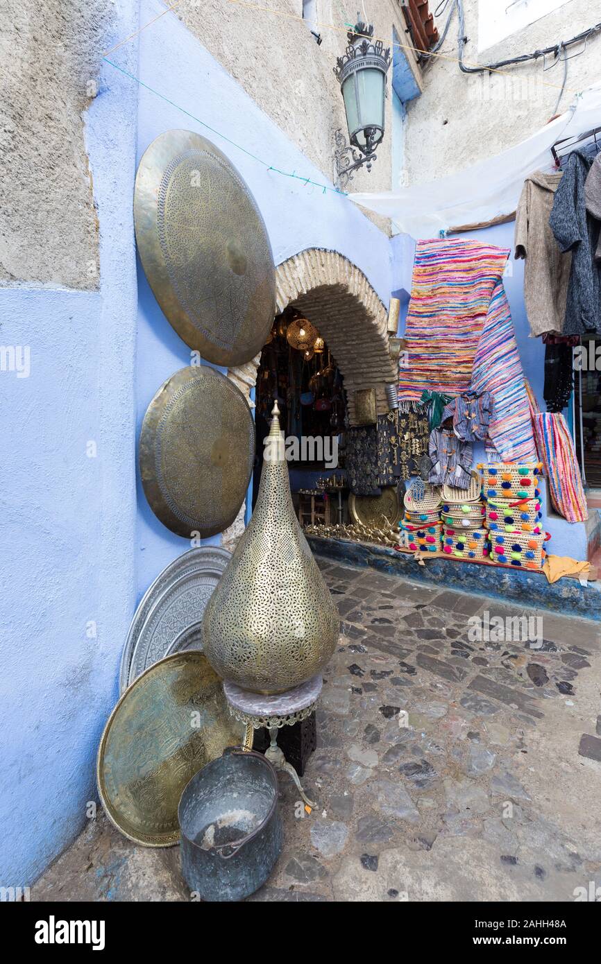 Traditional and typical moroccan architectural details in Africa Narrow ...