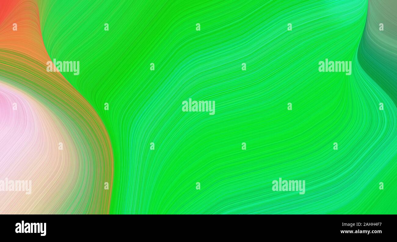 modern colorful abstract wave background with lime green, vivid lime ...
