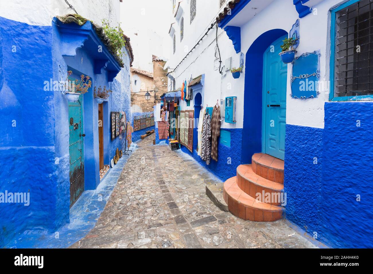Traditional and typical moroccan architectural details in Africa Narrow ...
