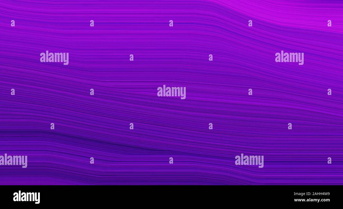 modern waves and curves art with dark violet, indigo and midnight blue ...