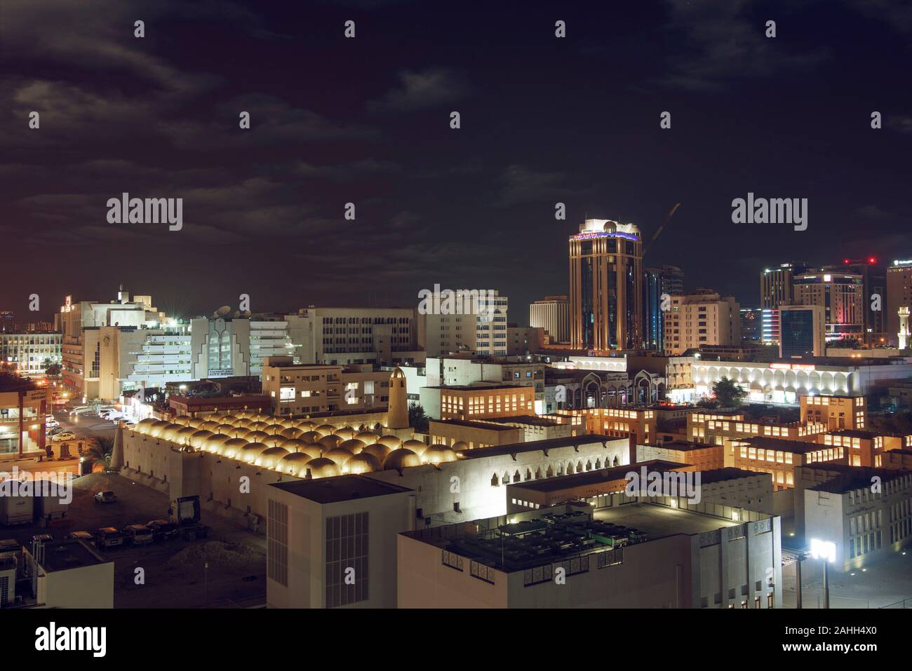 Doha Building Night View Souq Waqif Stock Photo - Alamy